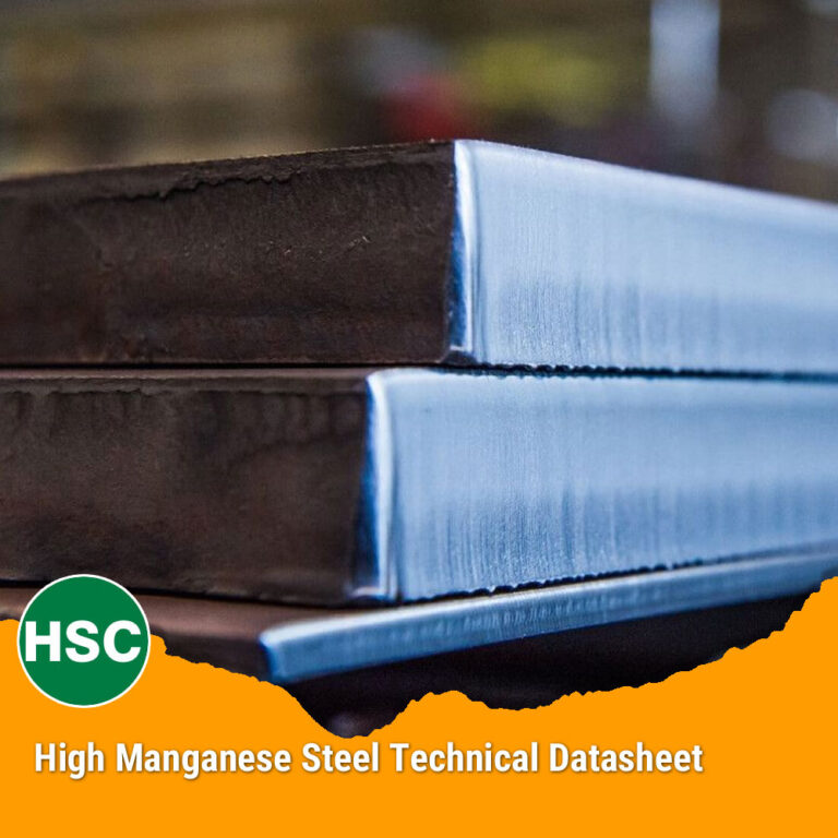 High Manganese Steel Technical Datasheet PDF | ISO, ASTM, IS Specs