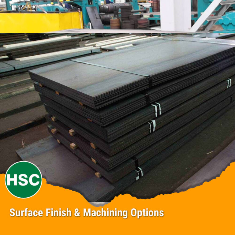Surface Finish & Machining Options – Carbon Steel Plates | HSC