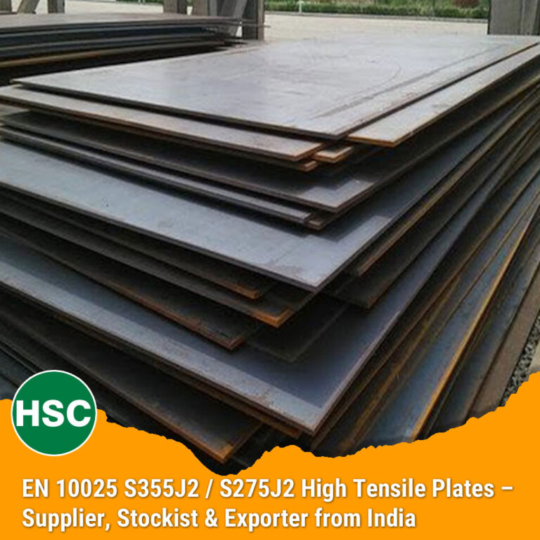EN 10025 S355J2 / S275J2 Steel Plates | Supplier & Exporter in India