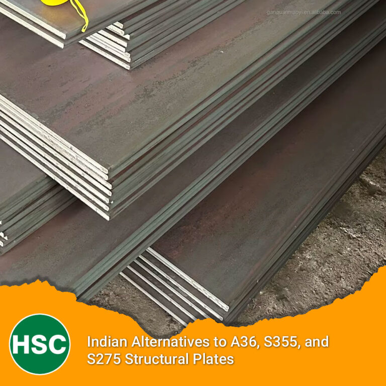 Indian Equivalent to A36 / S355 / S275 Steel Plates – IS 2062 E250 / E350