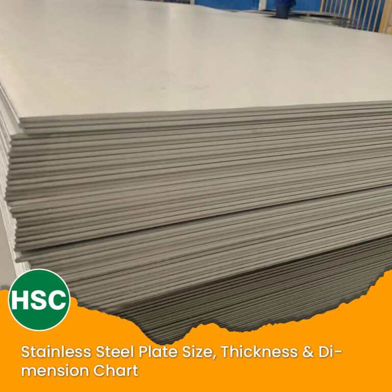 Stainless Steel Plate Size & Thickness Chart – Hindustan Stee