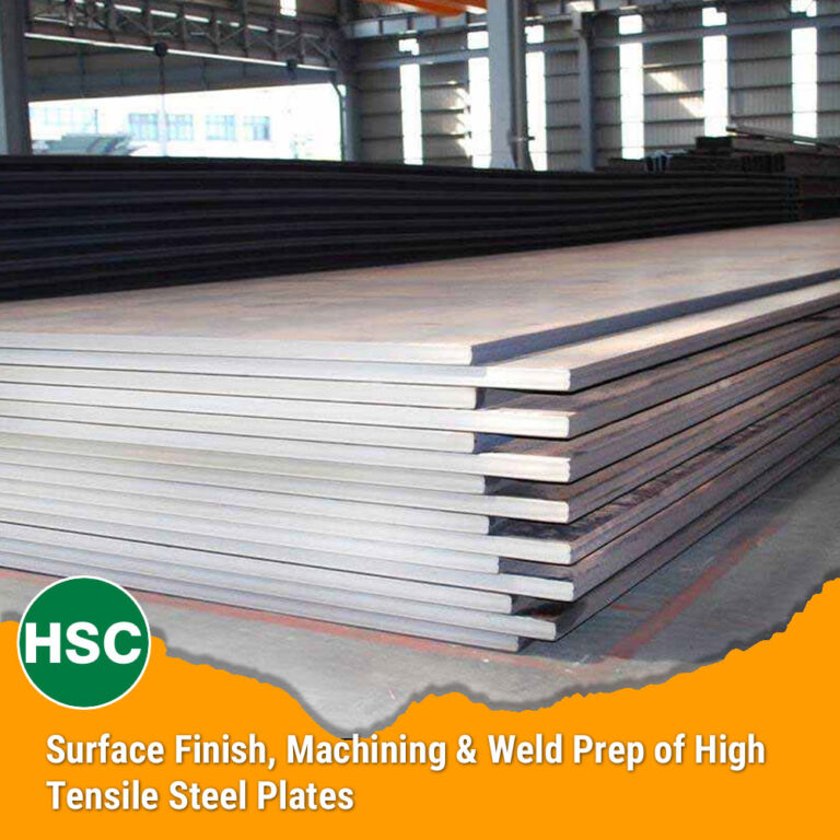 Surface Finish, Machining & Weld Prep of High Tensile Steel Plates