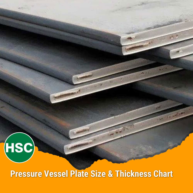 Pressure Vessel Plate Size & Thickness Chart | Boiler Plate Dimensions